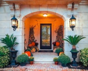 Get The Look: A Chic Halloween Entryway With Lighted Halloween Decor